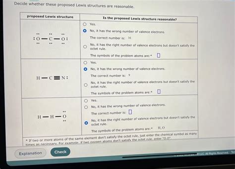 Solved Decide Whether These Proposed Lewis Structures Are Chegg