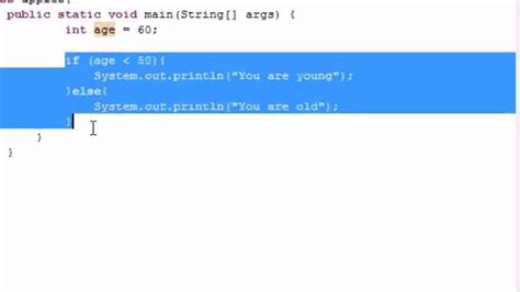 Java Programming Tutorial 18 Nested If Statements Youtube