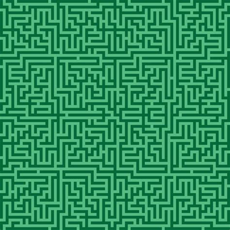 Green Geometric Maze Pattern 38495244 Vector Art At Vecteezy