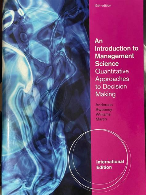 An introduction to management science : Qualitative approaches to decision making, Hobbies ...