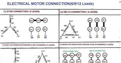 6 Lead 3 Phase Motor Wiring Diagram 6 Lead 3 Phase Motor Wir