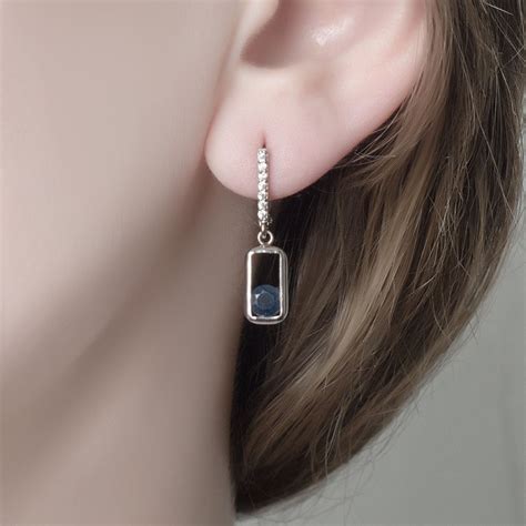 Corde Серьги ювелирные Серебро родированное 925 пробы купить с