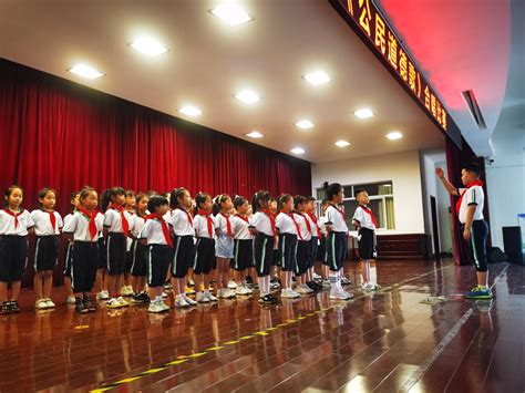 江阴教育网 祝塘中心小学传唱公民道德歌 争做文明好少年