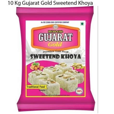 Powder 10 Kg Gujarat Gold Sweetend Khoya For Restaurant Packaging
