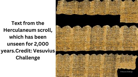 First Passages Of Rolled Up Herculaneum Scroll Revealed Youtube