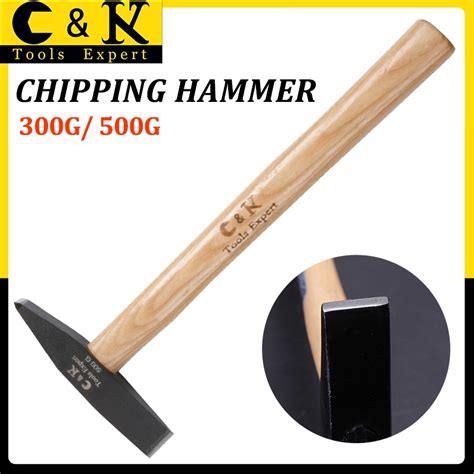 Candk Welding Chipping Hammer Wooden Handle 300g500g Slag Hammer For
