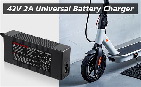 36v Lithium Battery Charger 42v 2a Charger For Electric Scooter Hoverboard Ebike