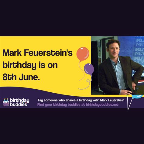 Mark Feuersteins Birthday Is 8th June 1971