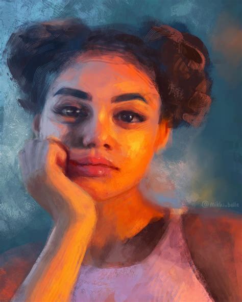 Portrait Study By Me R ProCreate