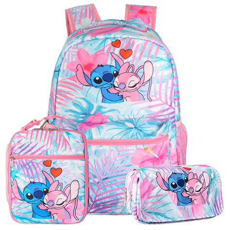 Custom Stitch Backpack Set 3 Piece Bundle With Cute Backpack