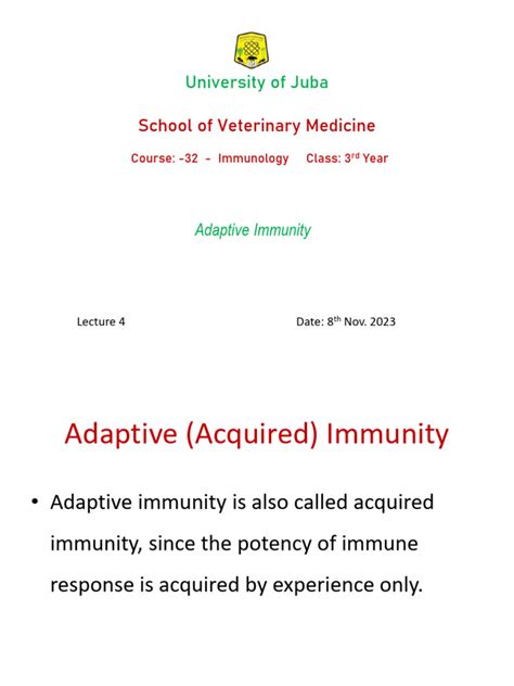 Lecture 4 4 Pdf Antigen Immunity Medical