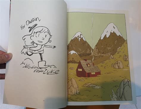 Got My Book Signed By Luke Pearson Hildatheseries