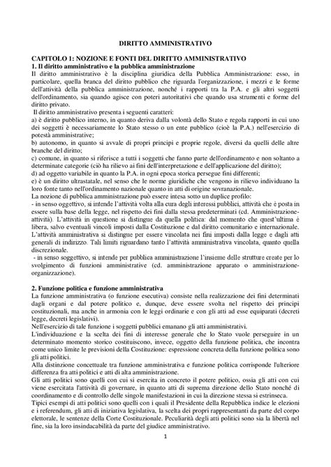 Diritto Amministrativo E Contratti Pubblici Riassunto Completo Per