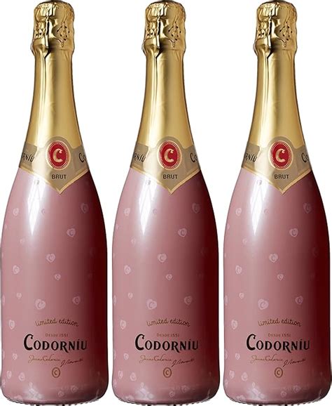 Codorniu Rosado Non Vintage Limited Edition Design Cava 75 Cl Case Of 3 Uk Grocery