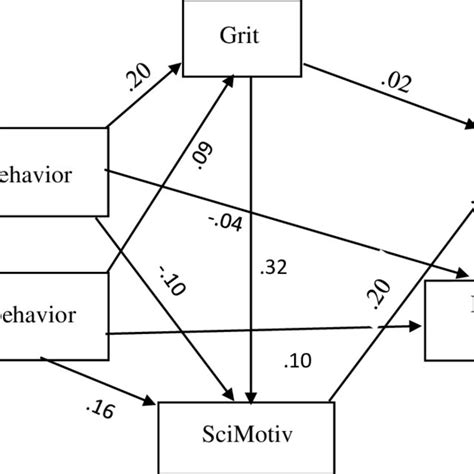 Path Analysis Model Of The Study Download Scientific Diagram