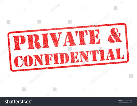 Private And Confidential Stamp Png