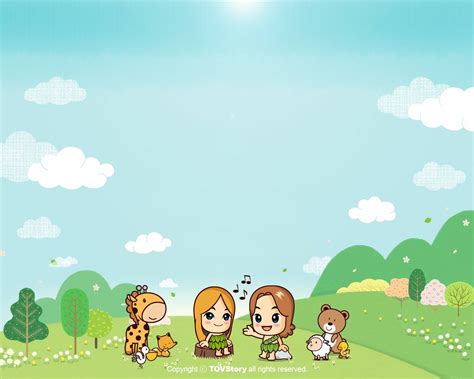 [디자인 파일 나눔] 주일학교 Ppt 이미지 자료 아담과 하와 Tov Story 토브스토리