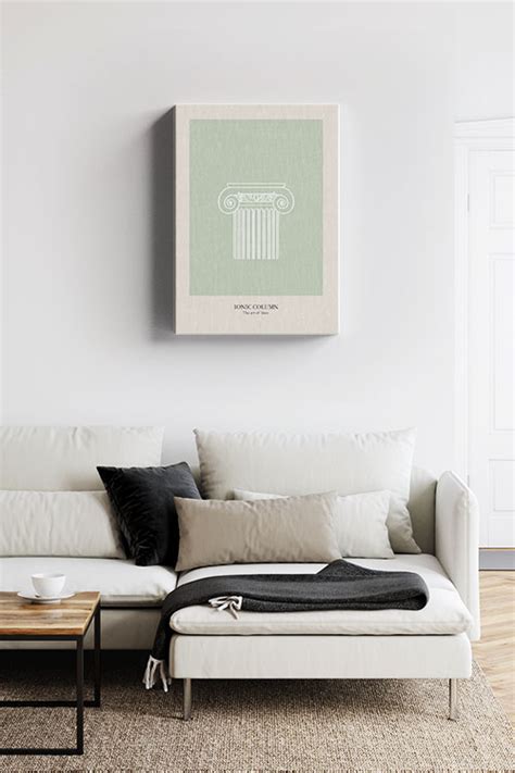 Ionic Column Canvas Artdesign