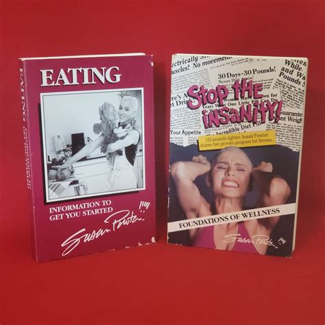Susan Powter Stop The Insanity Eating And Foundation Of Wellness Etsy Uk