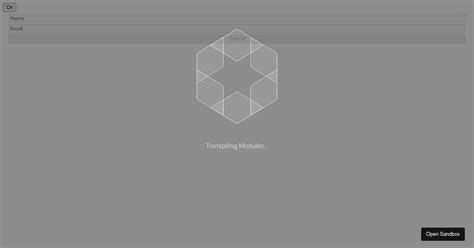 Demo Fieldset Codesandbox