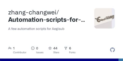 GitHub Zhang Changwei Automation Scripts For Aegisub A Few