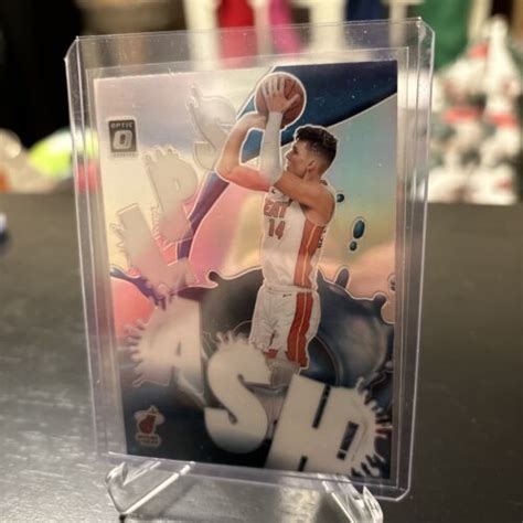 Panini Donruss Optic Tyler Herro SPLASH Silver Holo Prizm Heat EBay