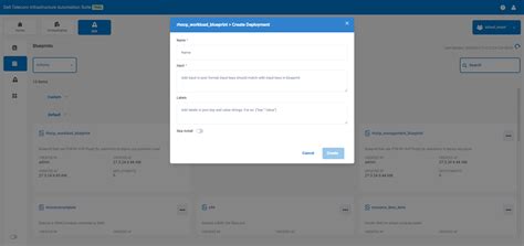 blueprints dell telecom infrastructure automation suite 2 0