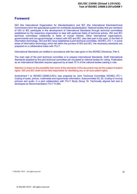 ISO IEC DIS DAmd Additional Supplemental Enhancement Information