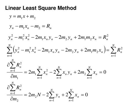 Ppt Least Square Method Powerpoint Presentation Free Download Id5591556