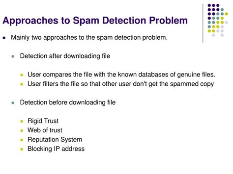 PPT SPAM DETECTION IN P2P SYSTEMS PowerPoint Presentation Free Download ID 4145252