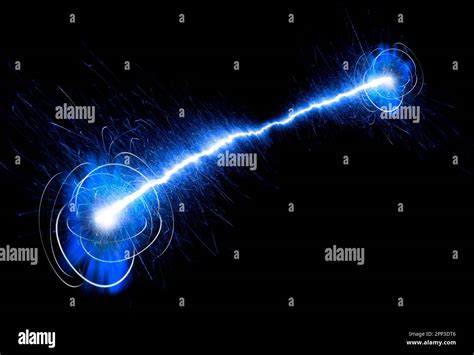 Quantum Entanglement Conceptual Illustration Stock Photo Alamy