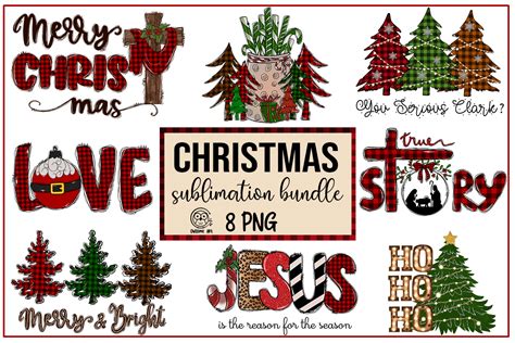Christmas Sublimation Bundle Graphic By Owlsome Art Creative Fabrica