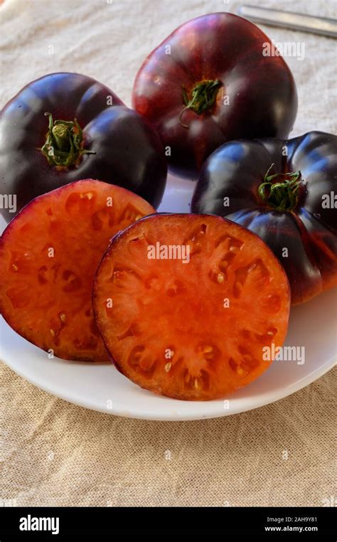 Purple Calabash Tomato Hi Res Stock Photography And Images Alamy