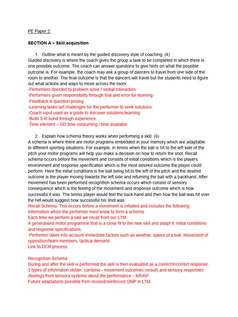 Pe Paper 2 Pdf Cognitive Science Cognition