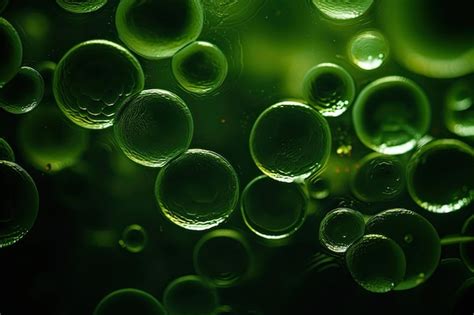 Premium Photo Algae Microalgae Macro Biotechnology Science Flat Lay Top View Biofuel Research
