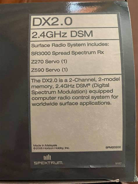 Spektrum DX R C Tech Forums