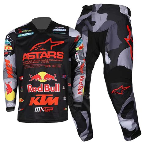 New 2022 Alpinestars Motocross Gear Set Mx Jersey Pants Motorbike