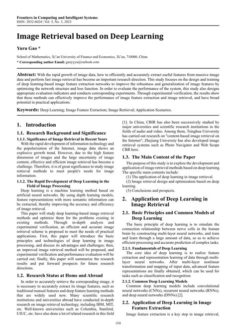 PDF Image Retrieval Based On Deep Learning