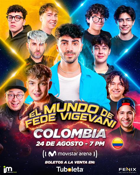 Conciertos Colombia Oficial ® “¡atención Bogotá 🤩 ¡el Mundo De Fede