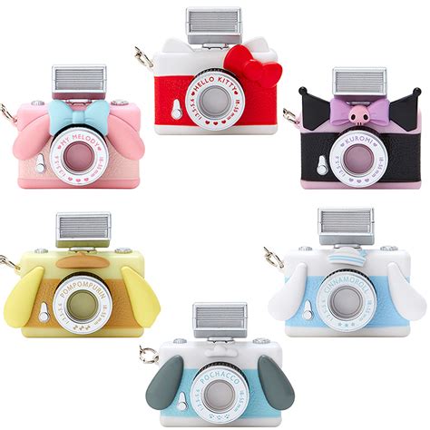 산리오 산리오 카메라 모양 라이트 키홀더 위시버킷