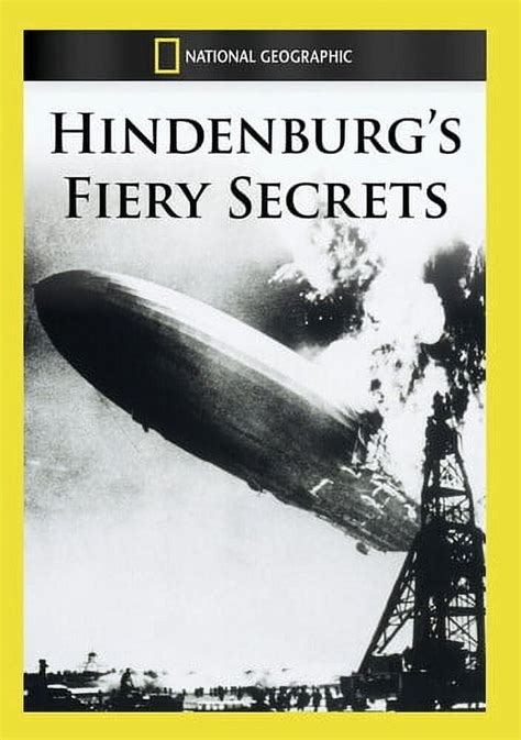 Hindenburgs Fiery Secrets Dvd National Geographic Documentary