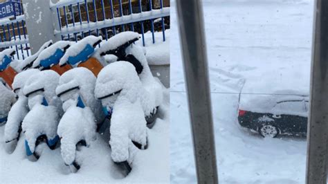 华北降雪片烟台威海遇极端性冷流暴雪变北极 网民求别下了 星岛日报