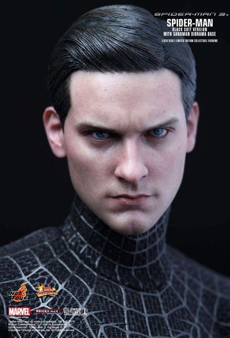 Hot Toys Black Suit Spiderman 12 Inch Scale Tobey Maguire Neca Enterbay