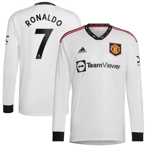 MAILLOT MANCHESTER UNITED AWAY MANCHES LONGUES 22 23 RONALDO