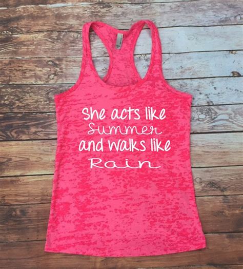 She Acts Like Summer Walks Like Rain