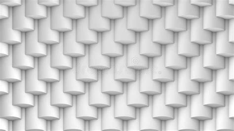 Minimal White Background Of Geometric 3d Shapes Abstract 3d Geometric Pattern 3d Rendering