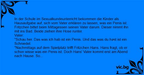 In Der Schule Im Sexualkundeunterricht Bekommen Die Kinder Als