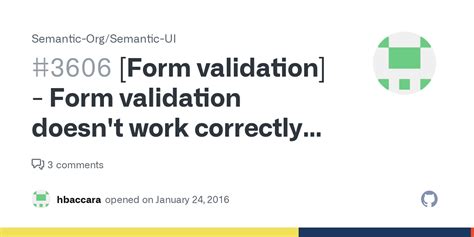 Form Validation Form Validation Doesnt Work Correctly With The On