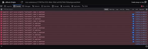 Dev Build Console Error Spam · Ublockorigin Ublock Issues · Discussion