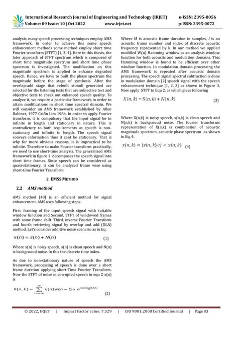 enhanced modulation spectral subtraction for iovt speech recognition